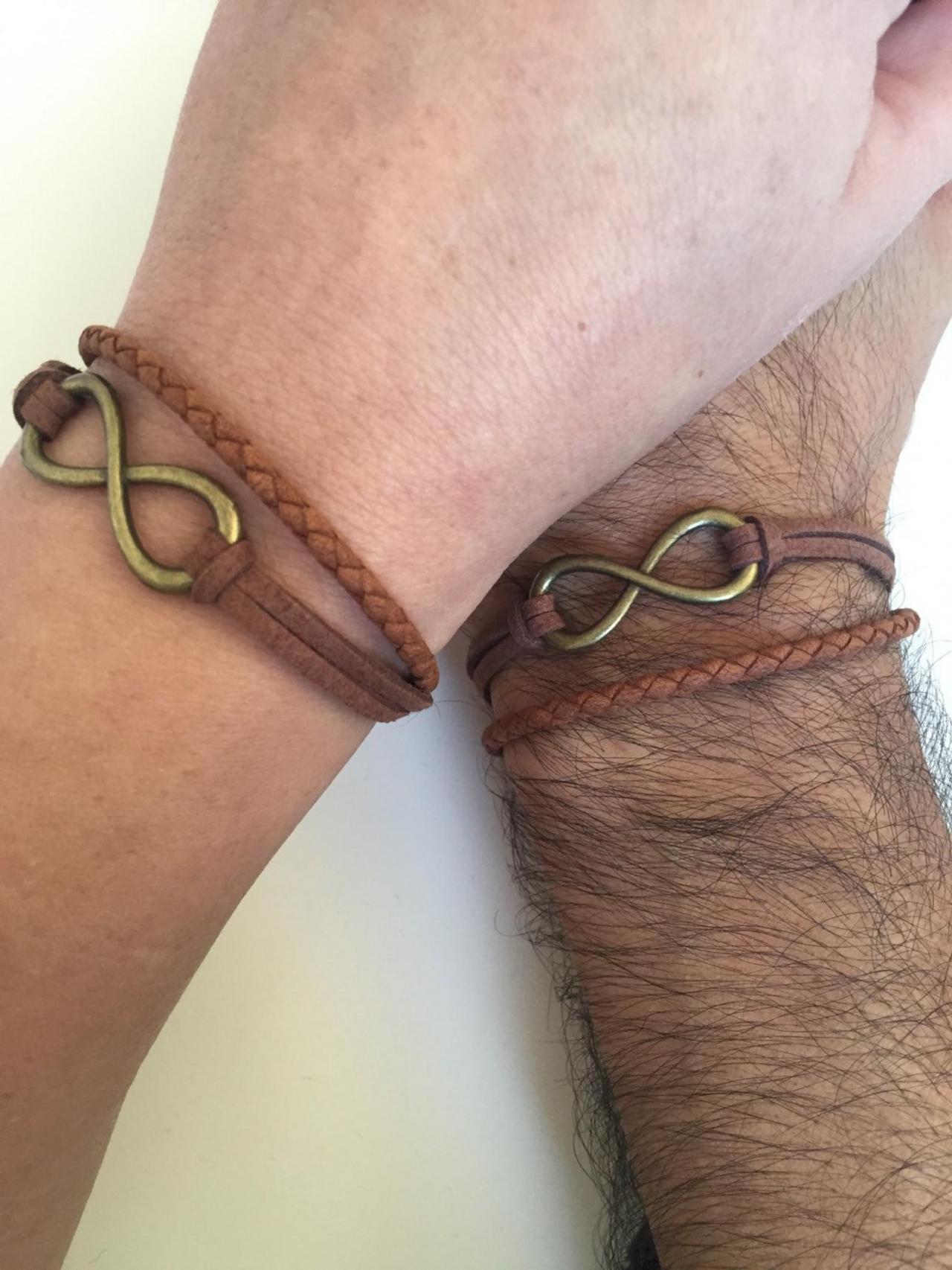 couple infinity bracelet